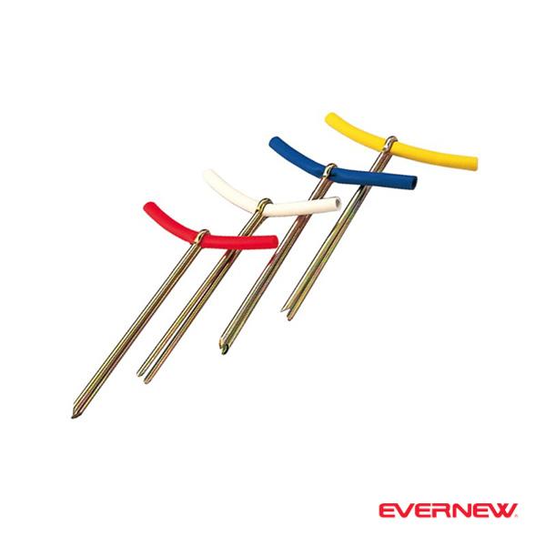 エバニュー 運動場用品設備・備品 グランドポイントラバーS 10本入 EKA951「テニス・ソフトテニス・バドミントン・野球・ソフトボール・卓球・ランニング専門店」