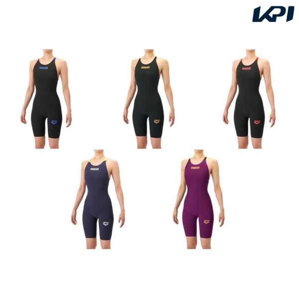 アリーナ ARENA 水泳水着 レディース   レーシングワンピーススパッツ オープンバック・ハーフレッグ  AS6SRC10L