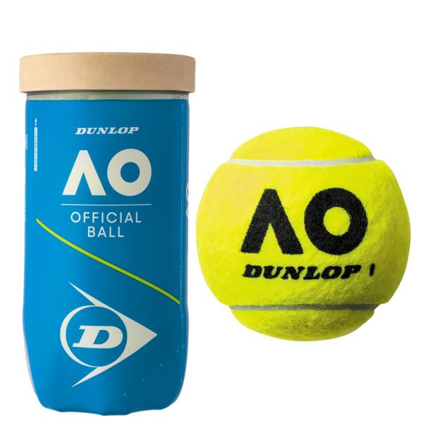 ダンロップ DUNLOP Australian Open オーストラリアンオープン 大会使用球 公式ボール AO 2球入 2個入 1缶 テニスボール DAOBYL2TIN『即日出荷』
