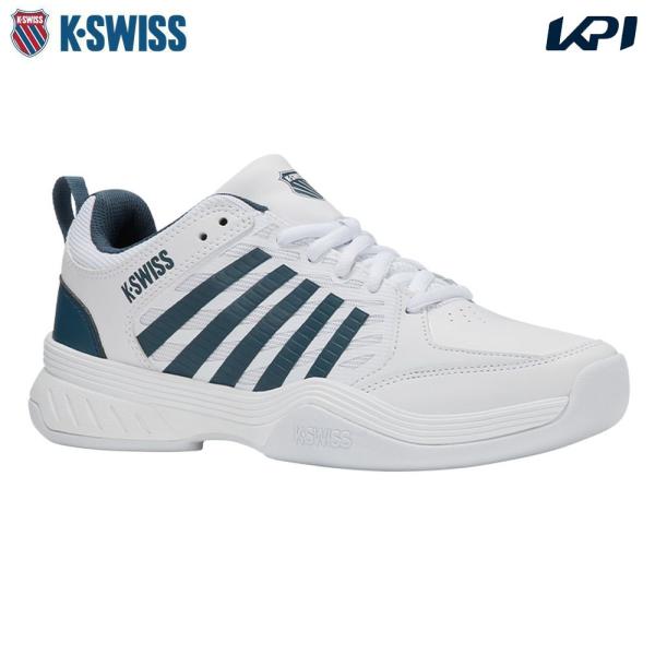 ケイ・スイス K・SWISS テニスシューズ メンズ   COURT EXPRESS 2 CARPET MEN WHITE X GREEN コートエクスプレス2 KS09488163WG