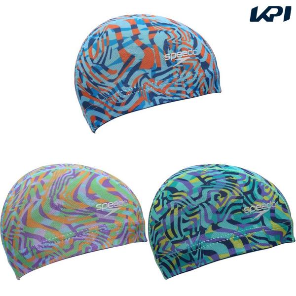 スピード Speedo 水泳キャップ・バイザー ユニセックス   Mazes Mesh Cap SE12554