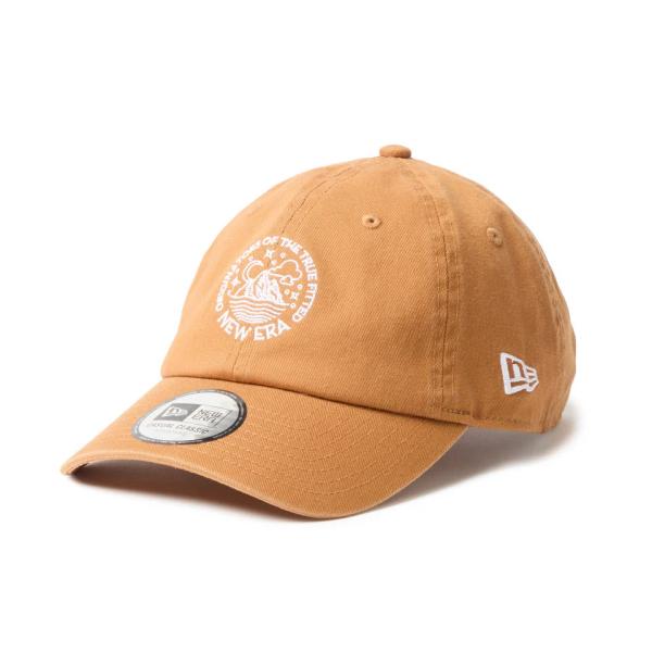 Newera ニューエラ キャップ 帽子 カジュアルカジュアルクラシック Circle Logo パナマタン | アウトドアアウトドアモチーフのオリジナルロゴデザインをレイアウト。リアストラップにはAIM FOR THE HIGHESTの刺...