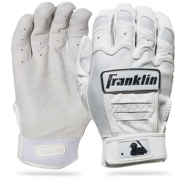 ■両手用■カラー：White/White■サイズ：S、M、L●●●Franklin フランクリン バッティンググラブ 野球 バッティング手袋