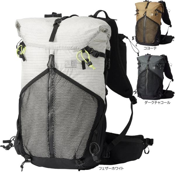 【国内正規品】優れた強度を持つX-GRID R/S生地を使用し、容量調整ができるロールトップタイプ。ユーティリティショルダーハーネスなど豊富な機能を装備させ「行動しながらの快適な操作性」「荷物の出し入れ・撤収のしやすさ」「軽さ」を合わせ持っ...