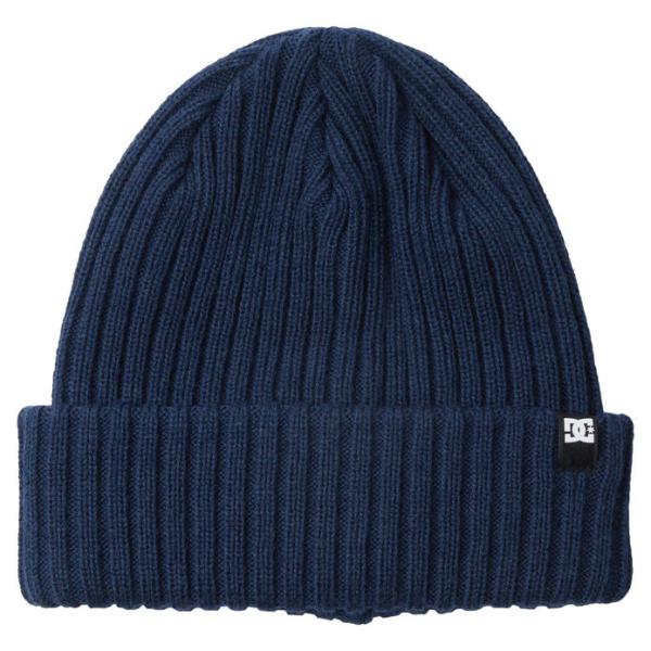DC SHOES DCシューズ ディーシー スポーツブランド ストリート ニット帽 ニットキャップ シンプル 無地 ワンポイントリサイクルポリエステルを使用したリブニット生地のカフ付きビーニー。小さめのDCスターロゴラベルをワンポイントに配...