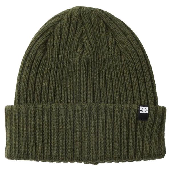 DC SHOES DCシューズ ディーシー スポーツブランド ストリート ニット帽 ニットキャップ シンプル 無地 ワンポイントリサイクルポリエステルを使用したリブニット生地のカフ付きビーニー。小さめのDCスターロゴラベルをワンポイントに配...