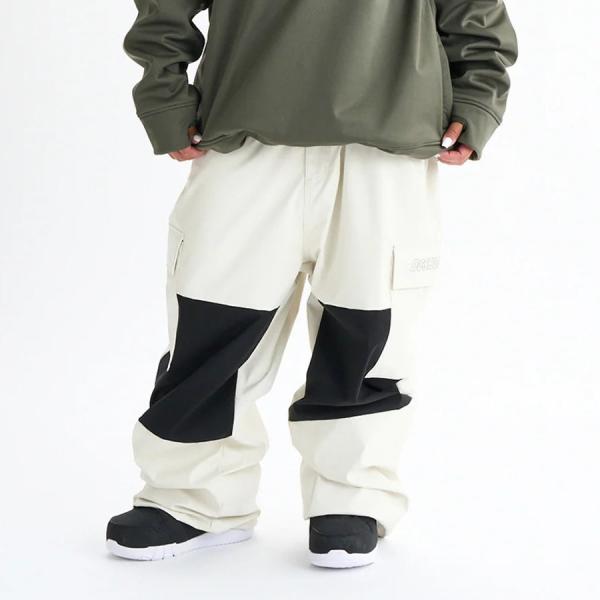 DC Shoes 24 DC SNOW CARGO BLOCK PTメンズ スノーボードパンツ スキー スノーボード ウェア 2024-2025 スノーウェア スノーパンツ ライトジャケットとコーディネイト着用がおすすめのカーゴパンツは、ロ...