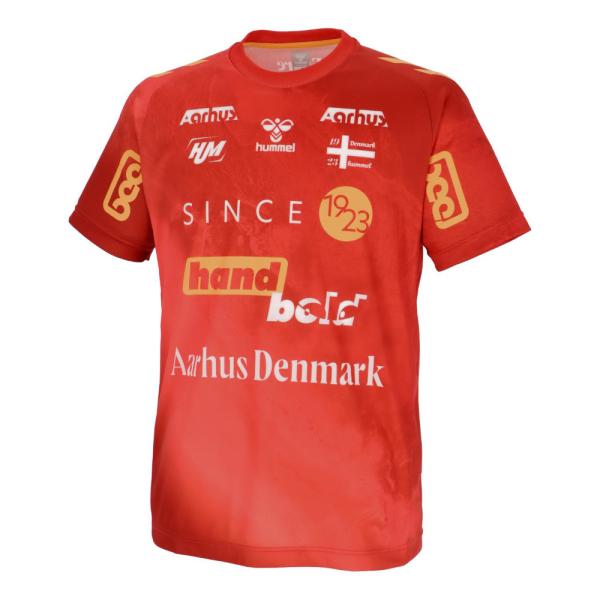 hummel ヒュンメル メンズ プラクティスシャツ 半袖 Tシャツ ハンドボールウェア 練習着 スポーツウェア トレーニングウェアEUROロゴと北欧の自然から連想されるグラフィックを施したプラクティスシャツ。脇下の可動域も確保し、機能性も...