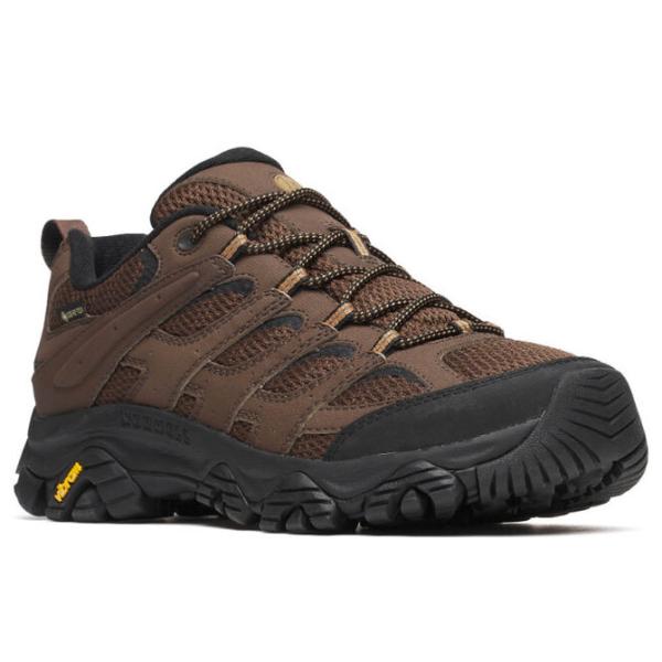 MERRELL(メレル)のハイキングシューズのアイコンモデル、MOAB(モアブ)のローカットモデル。防水性と透湿性を併せ持つGORE-TEX(ゴアテックス)メンブレンで、雨の日も快適。アウトソールは、優れた耐久性とグリップ力のVibram(...
