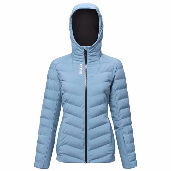 MILLET BREVENT PEAK JKT W優れた保温性と快適性を実現した女性向けスキーウェア。化繊ダウンと裏地の起毛フリースや、冷気の侵入を防ぐフード、インナーカフなど細部の作りによって、寒さに対して万全のプロテクションを備えていま...