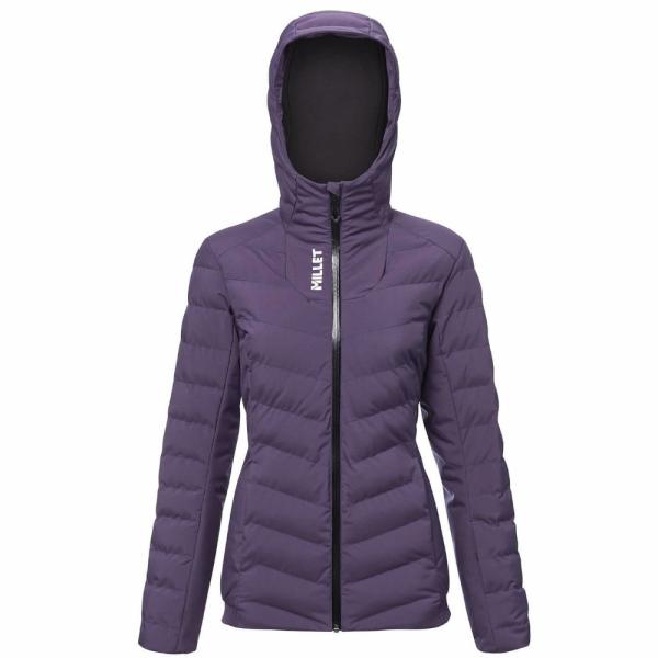 MILLET BREVENT PEAK JKT W優れた保温性と快適性を実現した女性向けスキーウェア。化繊ダウンと裏地の起毛フリースや、冷気の侵入を防ぐフード、インナーカフなど細部の作りによって、寒さに対して万全のプロテクションを備えていま...