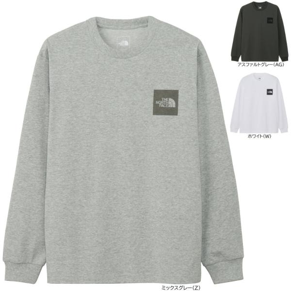 THE NORTHFACE L/S Square Logo Teeザ・ノース・フェイス ロンティー ロンT クルーネック 長袖Tシャツ メンズ ワンポイント左胸にスクエアロゴを配置した、シンプルなデザインの長袖Tシャツ。しなやかで風合いのよ...