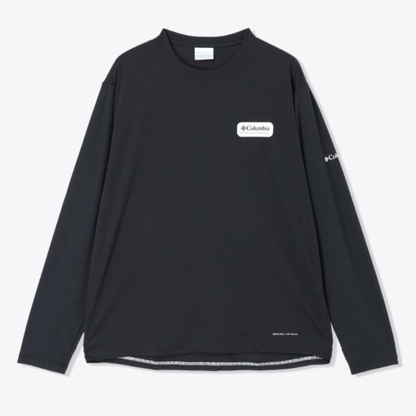 【国内正規品】独自の吸湿速乾機能とサンプロテクション機能を備えた、ベーシックなデザインのロングＴシャツ。快適性を高めるストレッチ性と、速乾性に優れたクイックドライ素材に加えて、消臭縫製糸を使用するなど、アクティビティ時に必須な機能を装備。マ...