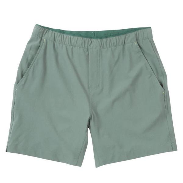Rab Harpur Shortsダイナミックな山の日に必要な涼しく快適な動きやすさを提供するこの軽量ショーツは、4ウェイ・ストレッチとスプリットヘムで自由な動きを実現。調節可能な伸縮性ウエストバンド付きで動きやすさも抜群。■カラー：セージ...