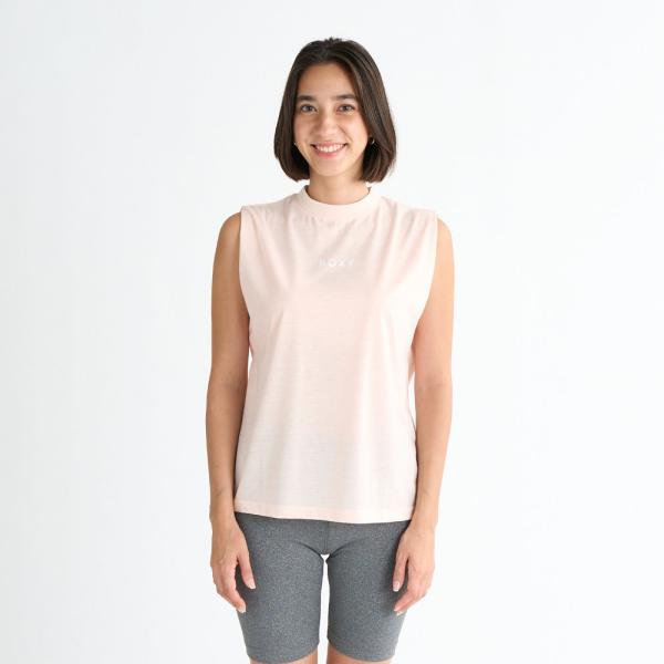 Roxy SWAY IN THE MORNINGロキシー レディース ノースリーブ シャツ 表面感のあるスラブ調ポリエステル素材のノースリーブトップス。肩のタックで、動きのあるシルエットがポイント！脇下部分はマチがあるので、インナーが見えな...