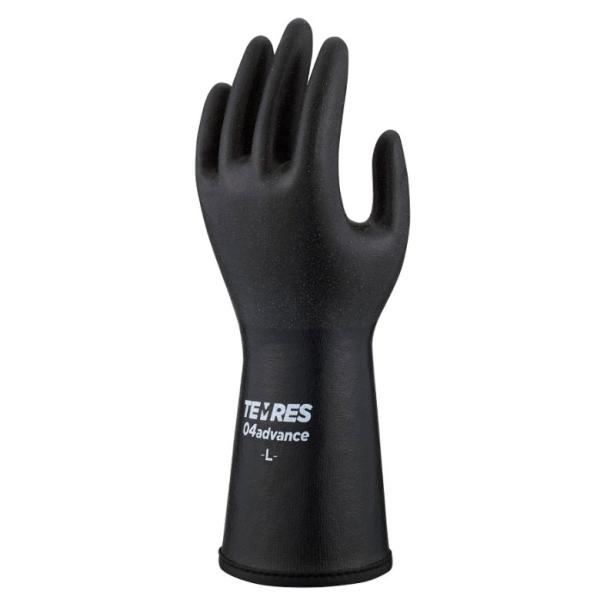 テムレス黒 テムレスアドバンス TEMRES 04advance 防水 グローブ 手袋ポリウレタン製オールコート手袋（裏布付き）作業用手袋等で人気のショーワグローブのアウトドアグローブです！軽くやわらかい　透湿防水グローブ！●透湿防水機能で...