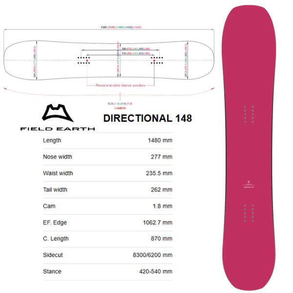 ARTRIDE DIRECTIONALは、万能なフリーライディングボードです。圧雪での安定的な操作性は、カービングやジャンプなど、どんなシチュエーションでもバランスよく反応します。また、パウダーでも意識することなく圧雪と同じ操作でライディン...