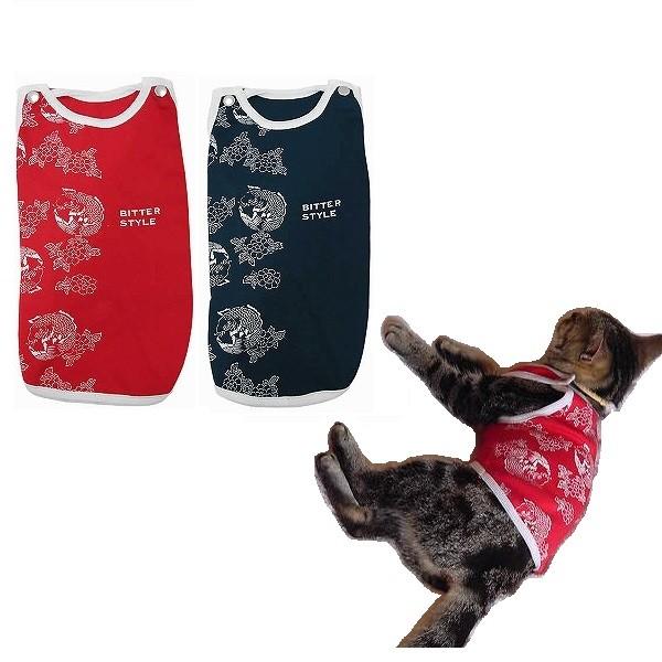 和柄がなんともいえない可愛さで、愛猫ちゃんにピッタリ.+(´▽`人)-肩のボタンフック式で、とっても着せやすく大好評v(*'-^*)^☆定番アイテムだけに一枚は欲しいアイテムですo(≧∇≦o)(o≧∇≦)o■犬用とはここが違います■(1)フ...