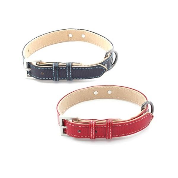 艶やかなリザードを使用した上質感のある犬具。凛とした表情と洗練されたデザインが個性をさりげなく演出します☆【サイズ表記】テープ幅：20mm 、首回り：31〜41cm【適応犬種】体重：〜20kgまでの中型犬用（柴犬・コーギー・ビーグル・ボーダ...