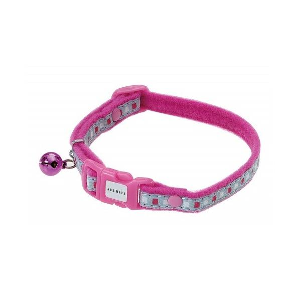 首輪装着のならしに最適!!鈴付きなので居場所がわかりやすく安全です。ワンタッチバックル式で着脱簡単♪【サイズ】首回り：15〜27cm■適応犬種：パピー(仔犬)・超小型犬・猫■素材・成分：ポリエステル■カラー：ピンク■ブランド：アドメイト(A...