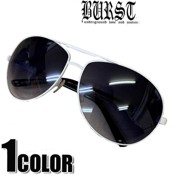 【BURST】から新作サングラスの登場です!!超人気のミラータイプレンズ形はティアドロップで細いフレームが顔をよりシャープにみせてくれます。ケース付きでお得なサングラスおすすめです。■ブランド■■BURST JAPAN■【サイズ】高さ 約5...