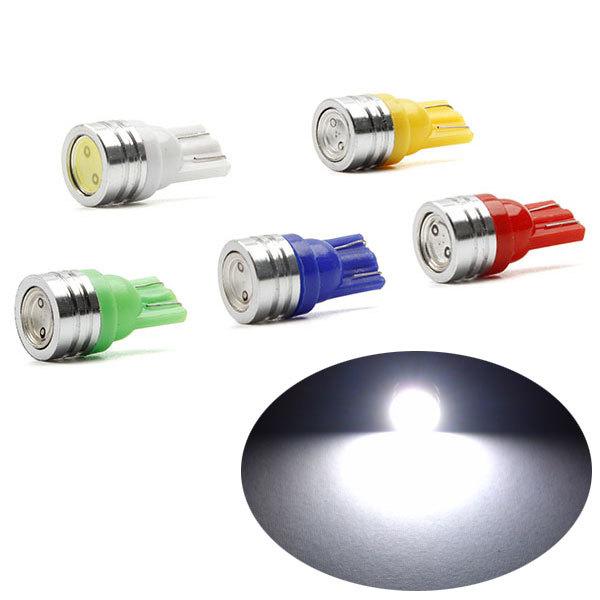 電源：12V専用サイズ：約 幅 11mm×長さ 24mm1発1.5w T10 LEDウェッジ参考取付位置：ポジション・ナンバー灯など【注意事項】※お車の適合に関してはご自身にてご確認お願い致します。※12V専用です。一時的に高電圧が発生する...