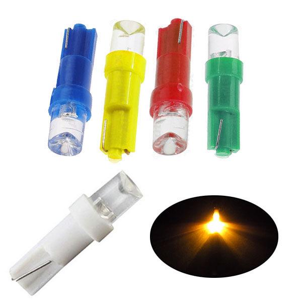 電源：12V専用サイズ：約 幅 6mm×長さ 21mmすり鉢型T5 LEDウェッジ参考取付位置：メーター球　インジケーター球　シガーライター球　エアコンパネル・灰皿内照明など【注意事項】※お車の適合に関してはご自身にてご確認お願い致します。...