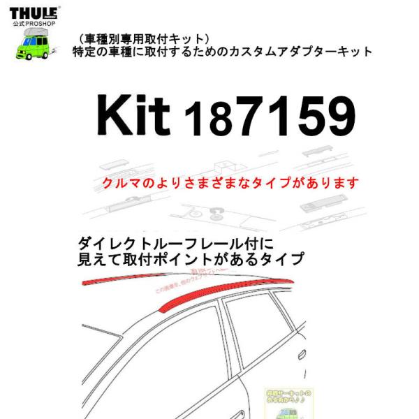 THULE | スーリー 車種別取付kitは、ベースキャリアを取付するのに必要な製品です。ベースキャリアとして利用にするには別売りのTHULE製品と組合せが必要です。 ※ご自身の注文により商品在庫がゼロになった事を理解できず「在庫が無いなら...