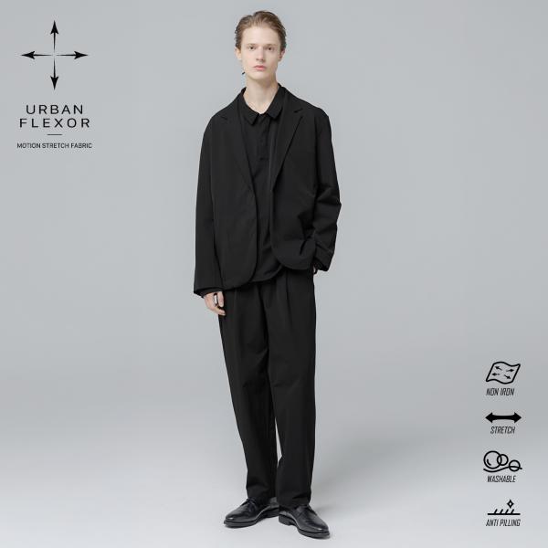 ■Multi-Functional Nylon Fabric “URBAN FLEXOR”SPUオリジナルのナイロン生地「URBAN FLEXOR」を採用。防シワ・ハイストレッチ・ウォッシャブル・抗ピリングの機能を備えた実用的な素材です。シ...