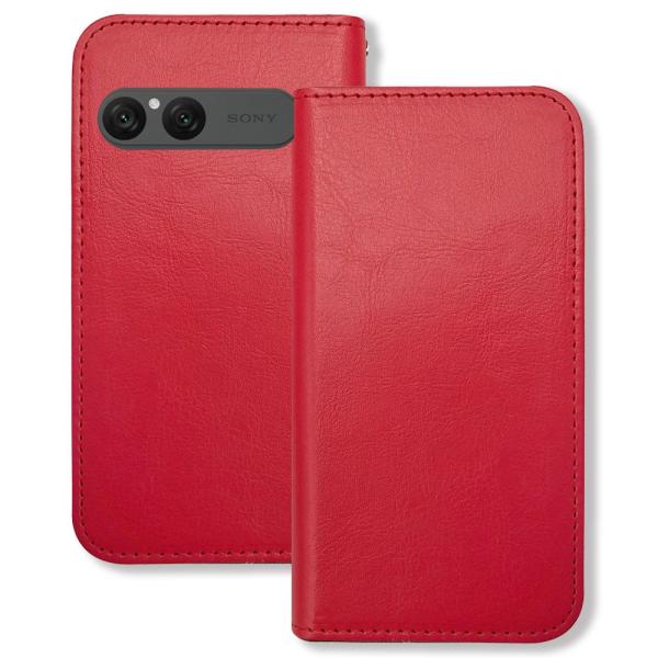 ●商品説明●【商品名】Xperia 10 VII SO-52F 対応 手帳型 無地 (レッド) ベルトなし ケース ダイアリータイプ 横開き カード収納 カバー【対応機種】Xperia 10 VII SO-52F【素材】（手帳カバー）PUレ...