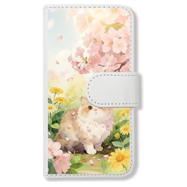 ●商品説明●【商品名】iPhone15 Pro Max 2023? 手帳型(ホワイトｘラグドールねこ) ねこ 春 花びら アニマル ダイアリータイプ 横開き カード収納 フリップ カバー【対応機種】iPhone15 Pro Max 2023...