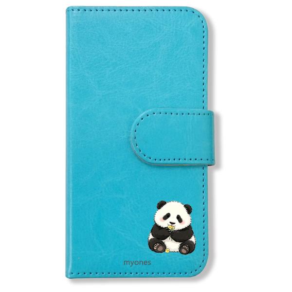 ●商品説明●【商品名】iPhone11 Pro Max 手帳型(ブルーｘパンダ) パンダ 大熊猫 ぱんだ 花 かわいい ゆるかわ イラスト ダイアリータイプ 横開き カード収納 フリップ カバー【対応機種】iPhone11 Pro Max【...