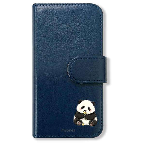 ●商品説明●【商品名】iPhone11 Pro Max 手帳型(ネイビーｘパンダ) パンダ 大熊猫 ぱんだ 花 かわいい ゆるかわ イラスト ダイアリータイプ 横開き カード収納 フリップ カバー【対応機種】iPhone11 Pro Max...