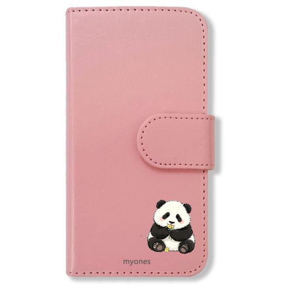 ●商品説明●【商品名】iPhone11 Pro Max 手帳型(ピンクｘパンダ) パンダ 大熊猫 ぱんだ 花 かわいい ゆるかわ イラスト ダイアリータイプ 横開き カード収納 フリップ カバー【対応機種】iPhone11 Pro Max【...