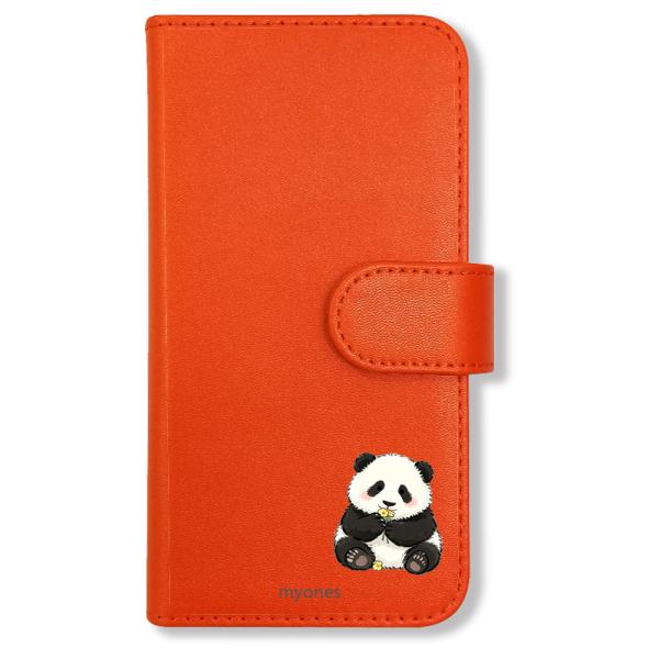 ●商品説明●【商品名】iPhone12 Pro Max 手帳型(オレンジｘパンダ) パンダ 大熊猫 ぱんだ 花 かわいい ゆるかわ イラスト ダイアリータイプ 横開き カード収納 フリップ カバー【対応機種】iPhone12 Pro Max...