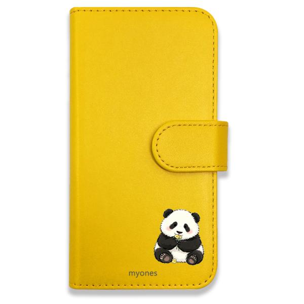 ●商品説明●【商品名】iPhone13 Pro Max 手帳型(イエローｘパンダ) パンダ 大熊猫 ぱんだ 花 かわいい ゆるかわ イラスト ダイアリータイプ 横開き カード収納 フリップ カバー【対応機種】iPhone13 Pro Max...