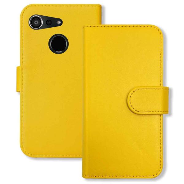 ●商品説明●【商品名】GRATINA KYV48 グラティーナ Android One S6 アンドロイドワンS6 スマホケース(手帳イエロー)手帳型 PUレザー 無地 ケース ダイアリータイプ 横開き カード収納 カバー【対応機種】GRA...