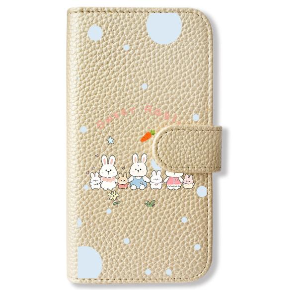●商品説明●【商品名】OPPO Find X2 Pro OPG01 手帳型(シャンパンｘうさぎ家族) うさぎ かわいい 兎 キャラクター イラスト 家族 韓国 おしゃれ ダイアリータイプ 横開き カード収納 フリップ カバー【対応機種】OP...