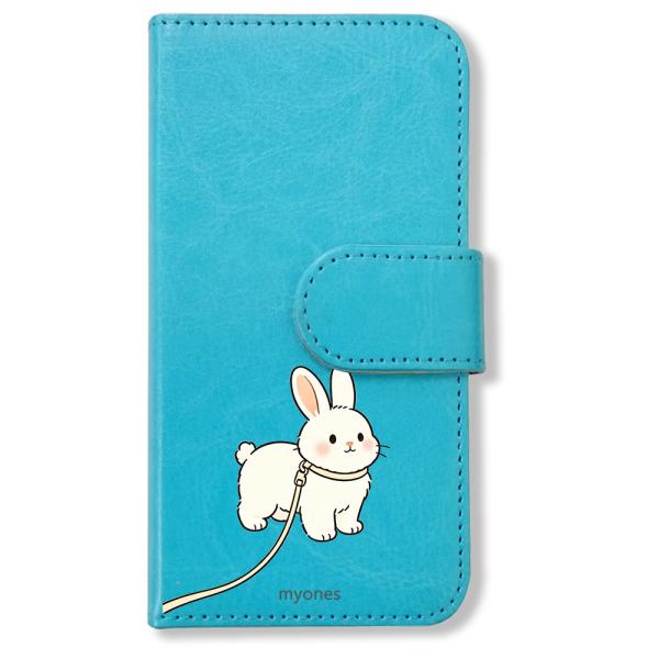●商品説明●【商品名】SC-01K/SCV37 Galaxy Note8 手帳型(ブルーｘうさぎ) うさぎ 散歩 ウサギ 兎 キャラクター おしゃれ かわいい ダイアリータイプ 横開き カード収納 フリップ カバー【対応機種】SC-01K/...