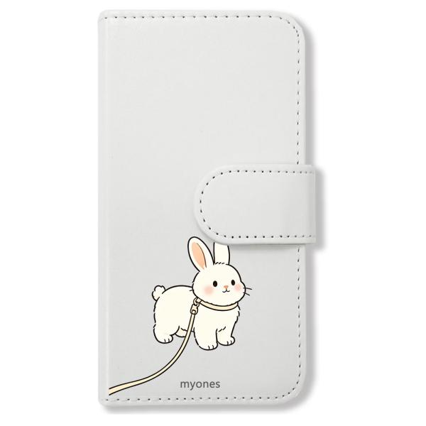 ●商品説明●【商品名】SC-01K/SCV37 Galaxy Note8 手帳型(ホワイトｘうさぎ) うさぎ 散歩 ウサギ 兎 キャラクター おしゃれ かわいい ダイアリータイプ 横開き カード収納 フリップ カバー【対応機種】SC-01K...