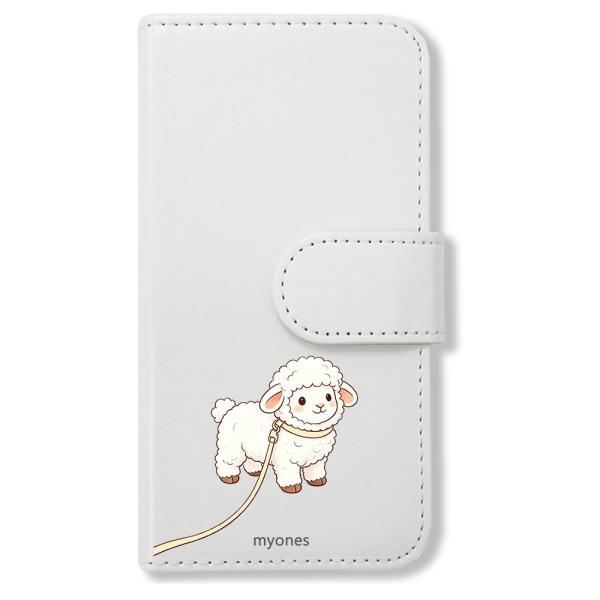 ●商品説明●【商品名】SC-01K/SCV37 Galaxy Note8 手帳型(ホワイトｘひつじ)ひつじ 散歩 ヒツジ 羊 キャラクター おしゃれ かわいい ダイアリータイプ 横開き カード収納 フリップ カバー【対応機種】SC-01K/...