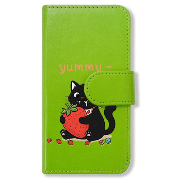 ●商品説明●【商品名】Galaxy S21 Plus 5G SCG10 手帳型(グリーンｘ黒ねこ) 黒ねこ 食いしん坊にゃんこ アニマル ダイアリータイプ 横開き カード収納 フリップ カバー【対応機種】Galaxy S21 Plus 5G...