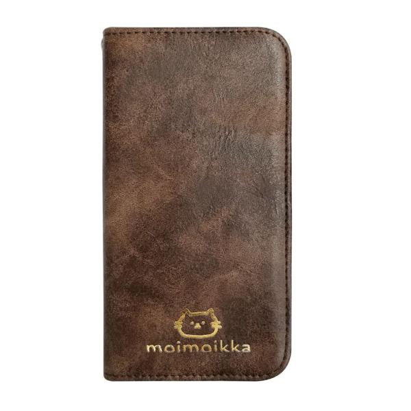 ●商品説明● 【商品名】Xperia 10 VII SO-52F 対応 手帳型 スマホケース (ブラウン) PUレザー 箔押し 猫 ロゴ ゴールド かわいい moimoikka【対応機種】Xperia 10 VII SO-52F【素材】（手...