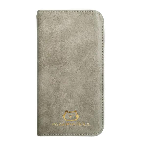 ●商品説明● 【商品名】Xperia 10 VII SO-52F 対応 手帳型 スマホケース (グレー) PUレザー 箔押し 猫 ロゴ ゴールド かわいい moimoikka【対応機種】Xperia 10 VII SO-52F【素材】（手帳...