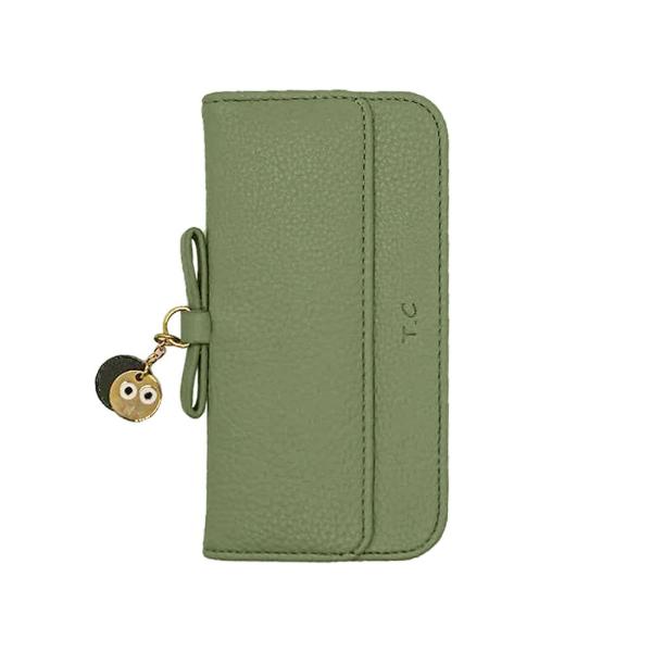 ●商品説明● 【商品名】iPhone17e アイフォン17e 対応 手帳型 スマホケース (グリーン) リボン チャーム付き ゴールド シンプル かわいい カバー T.C【対応機種】iPhone17e【素材】（手帳カバー）PUレザー（付属ケ...