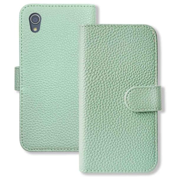 ●商品説明●【商品名】AQUOS sense2/Android One S5 SH-01L アクオスセンス/アンドロイドワンS5 スマホケース（手帳アイスグリーン)カバー 手帳 カード収納  ニュアンスカラー くすみカラー 【対応機種】AQ...