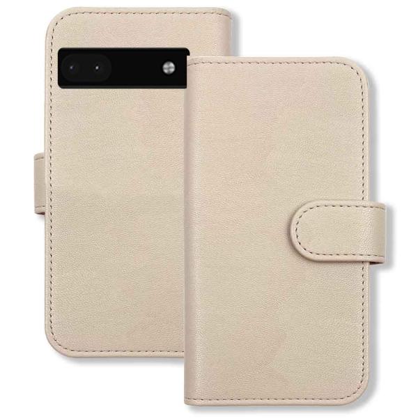 ●商品説明●【商品名】Google Pixel 6a ピクセル6a スマホケース（手帳クリーム)カバー 手帳 カード収納  ニュアンスカラー くすみカラー 【対応機種】Pixel6a【素材】PUレザー・マグネット留め具で、カンタンに開閉でき...