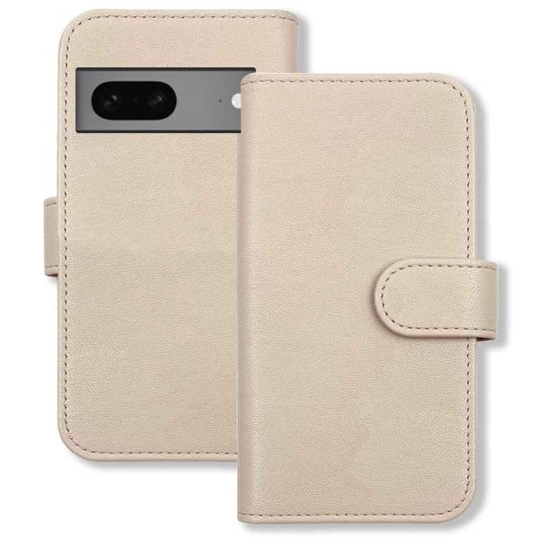 ●商品説明●【商品名】Google Pixel 7 ピクセル7 スマホケース（手帳クリーム)カバー 手帳 カード収納  ニュアンスカラー くすみカラー 【対応機種】Google Pixel 7【素材】PUレザー・マグネット留め具で、カンタン...