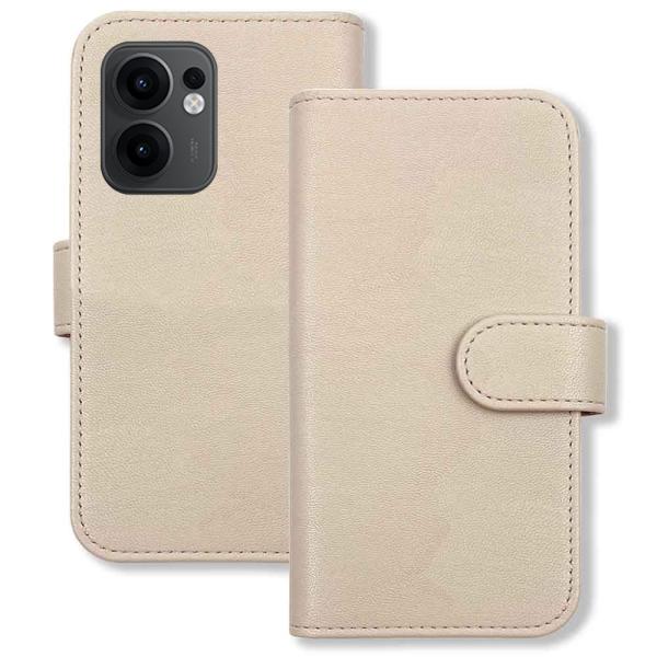 ●商品説明●【商品名】OPPO Reno13 A スマホケース（手帳クリーム)カバー 手帳 カード収納  ニュアンスカラー くすみカラー 【対応機種】OPPO Reno13 A【素材】PUレザー・マグネット留め具で、カンタンに開閉できます。...