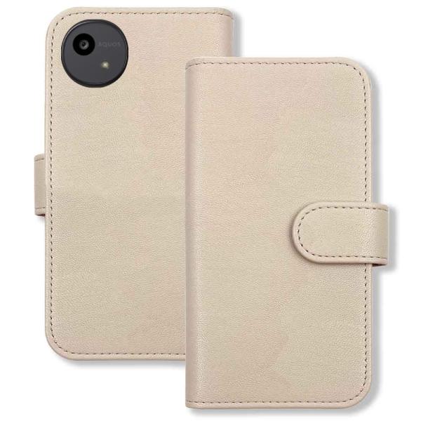 ●商品説明●【商品名】AQUOS wish5 SH-52F SH-M32 スマホケース（手帳クリーム)カバー 手帳 カード収納  ニュアンスカラー くすみカラー 【対応機種】AQUOS wish5 SH-52F SH-M32【素材】PUレザ...